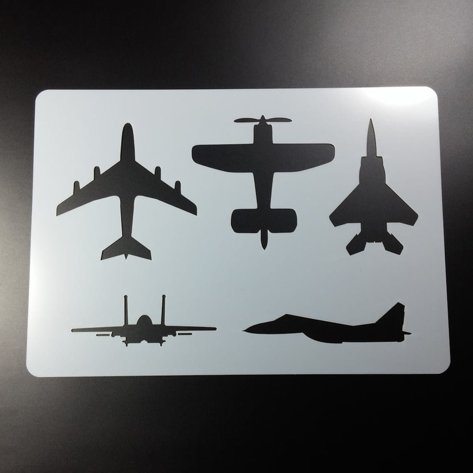 Stencil Airplane Jet Fighter Jet 5 Motives BC17 - Etsy