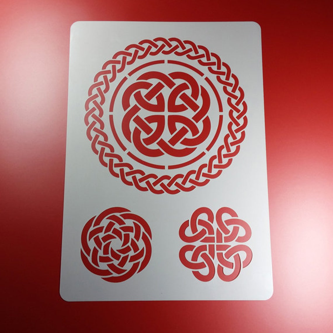 Stencil 3 Celtic Knot Knot Pattern Celtic Knot BS82 - Etsy