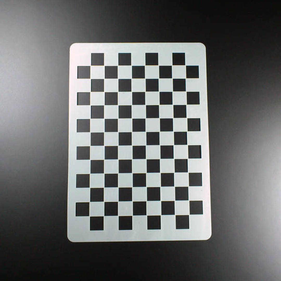 Stencil Checkerboard Pattern Pattern BM03 - Etsy