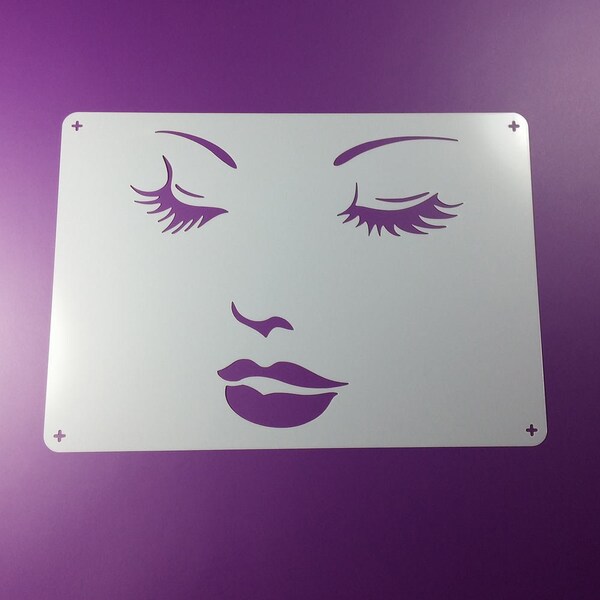 Face Stencil - Etsy