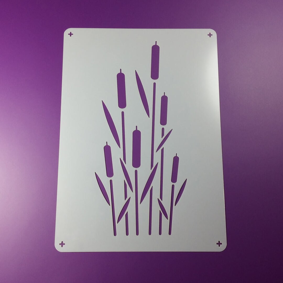 Stencil Reed Reed Reed Stalks Stalks Sea Stalks Pipe BD25 - Etsy Australia