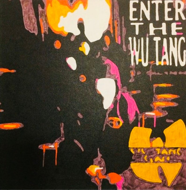 Wu-tang Clan Enter the 36 Chambers Album Cover Acrylic Painting PRINT - Etsy