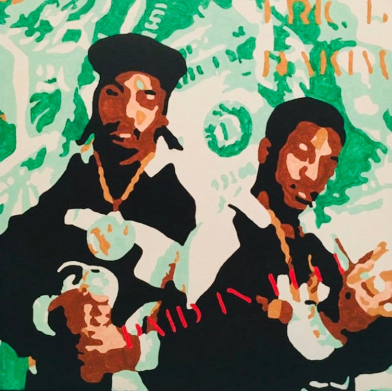Eric B and Rakim Paid in Full Album Cover Acrylic Painting PRINT - Etsy