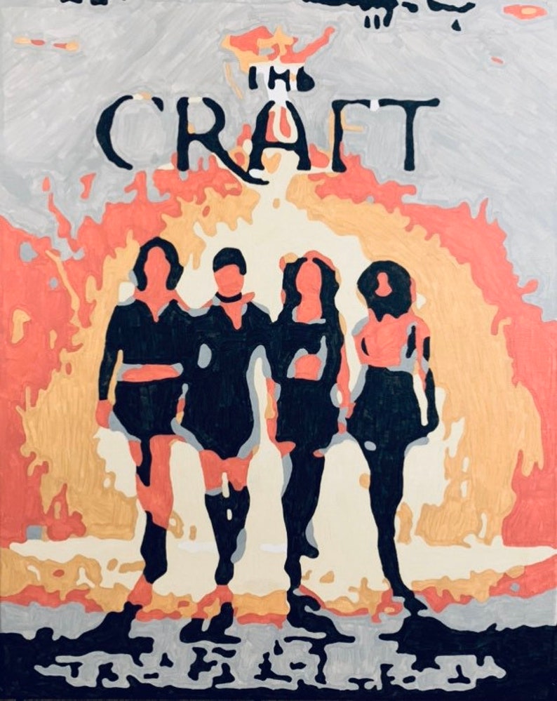 The Craft Movie Poster Acrylic Painting PRINT - Etsy Israel