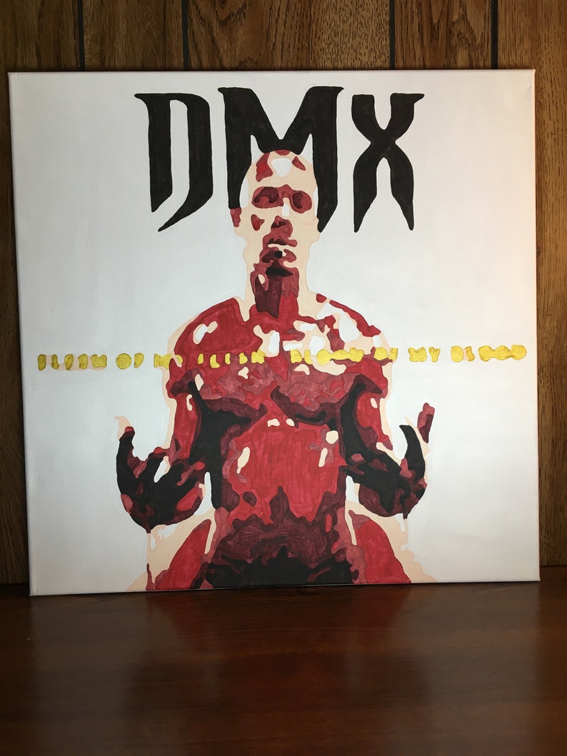 DMX Flesh of My Flesh Blood of My Blood Album Cover Acrylic ORIGINAL ...
