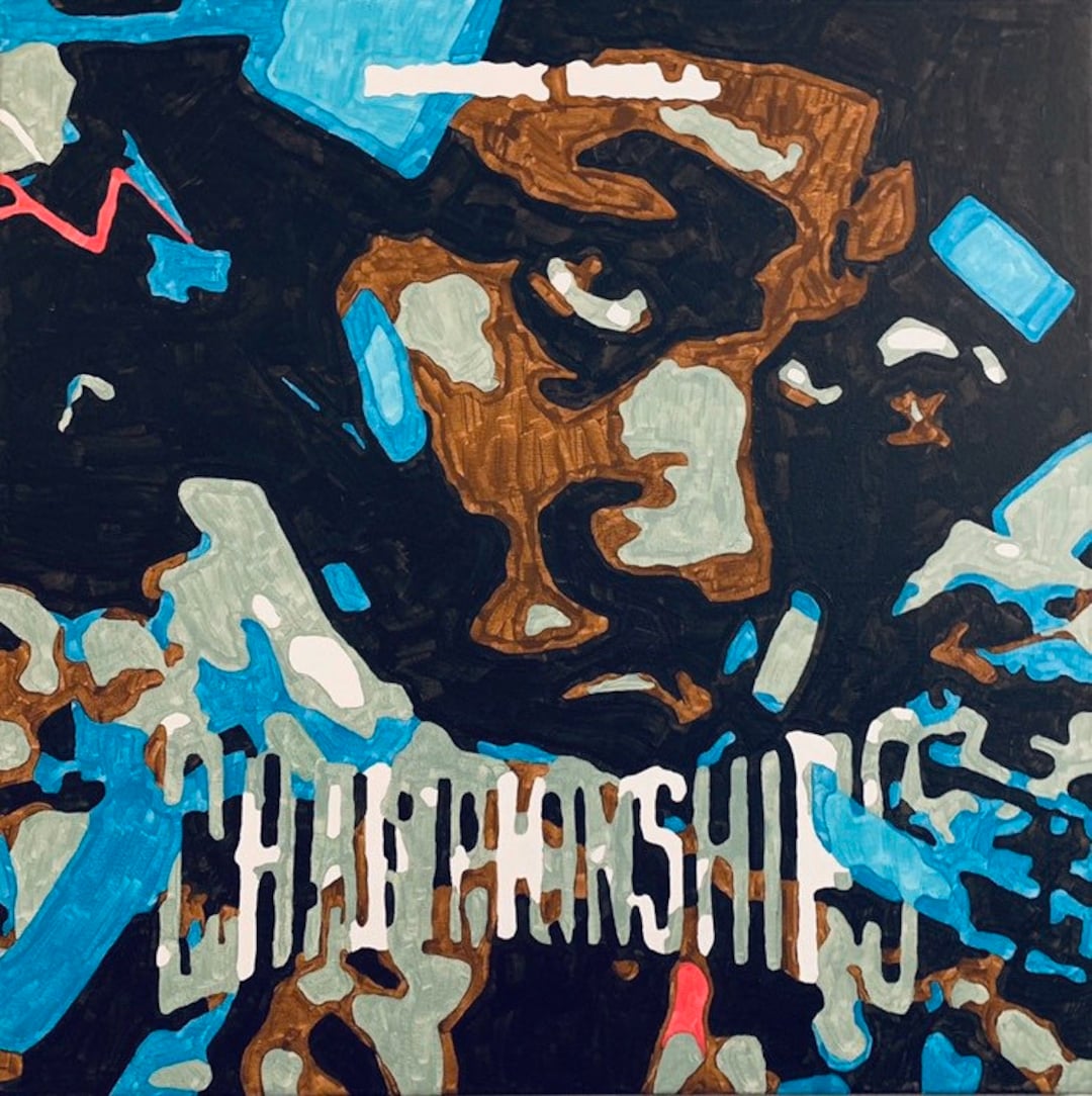 Meek Mill Championships Album Cover Acrylic Painting PRINT - Etsy