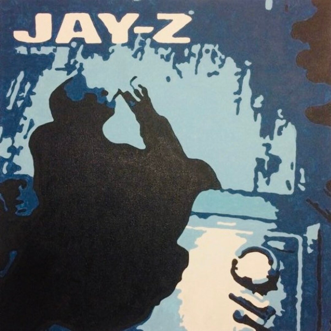 Jay-z the Blueprint Album Cover Acrylic Painting PRINT - Etsy