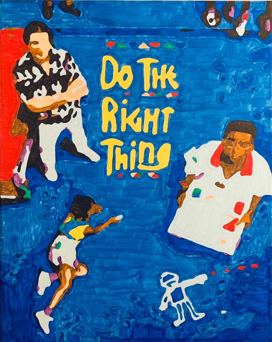 Do the Right Thing Movie Acrylic Painting Poster PRINT - Etsy