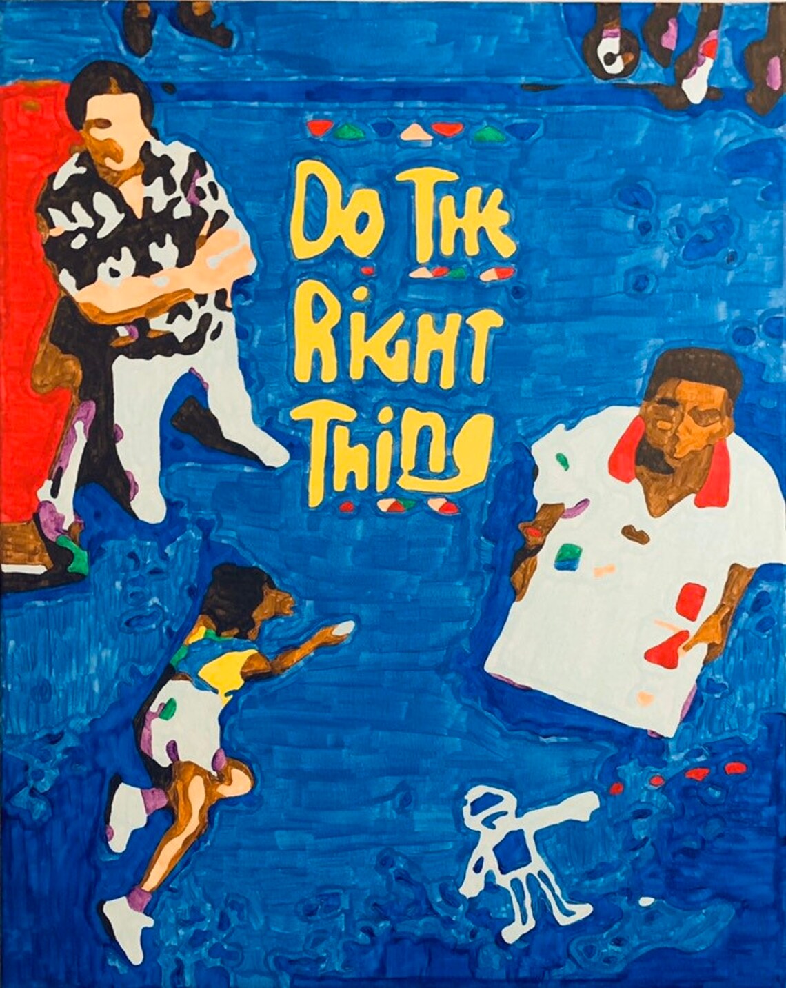 Do the Right Thing Movie Acrylic Painting Poster PRINT - Etsy
