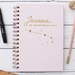 Personalised Star Sign Notebook, Astrology Gift, Stationery, Zodiac ...
