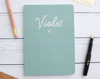 Student Notebook Back to School Gift Personalised Name | Etsy