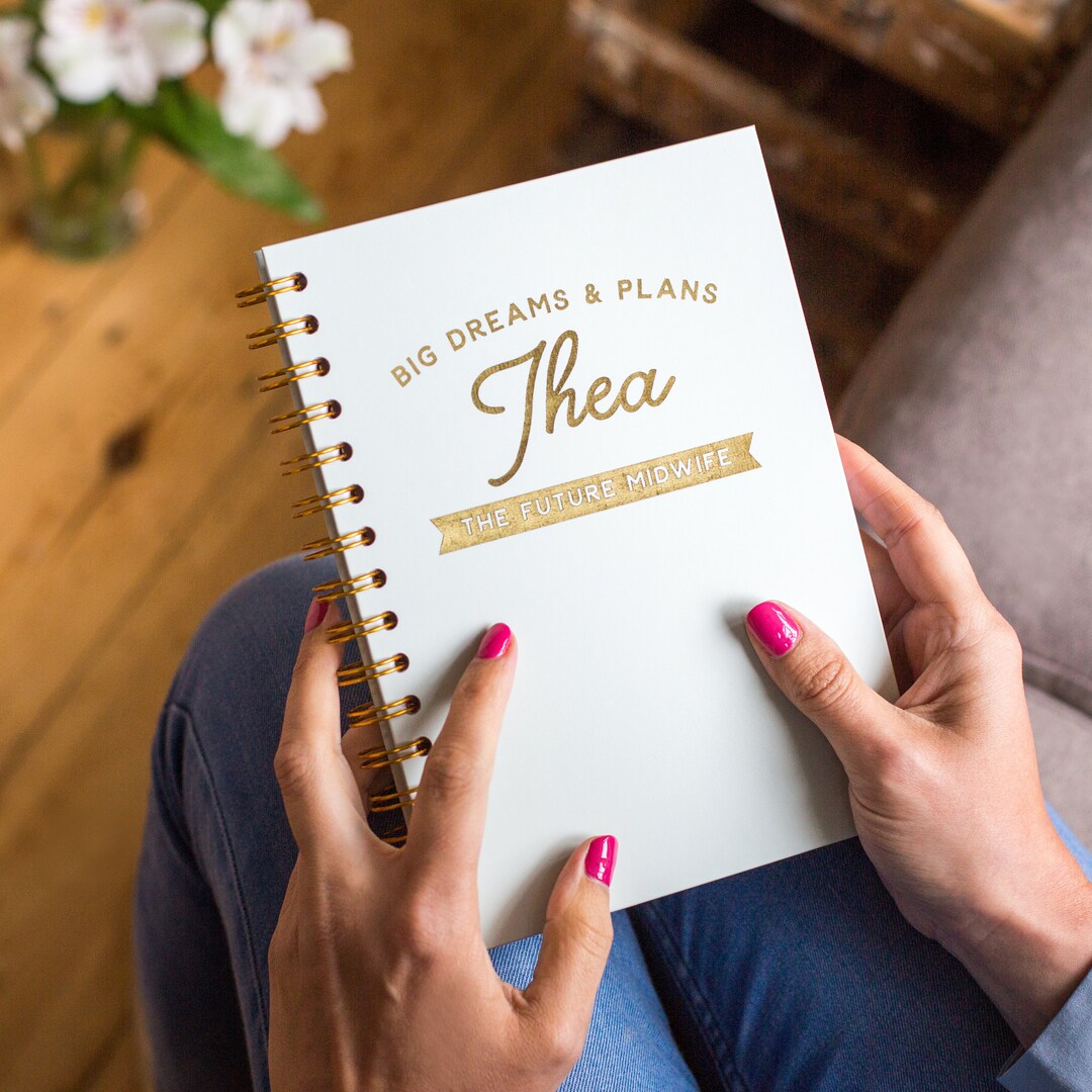 Positivity Notebook, Big Dreams and Plans, Future Career, Gift for ...