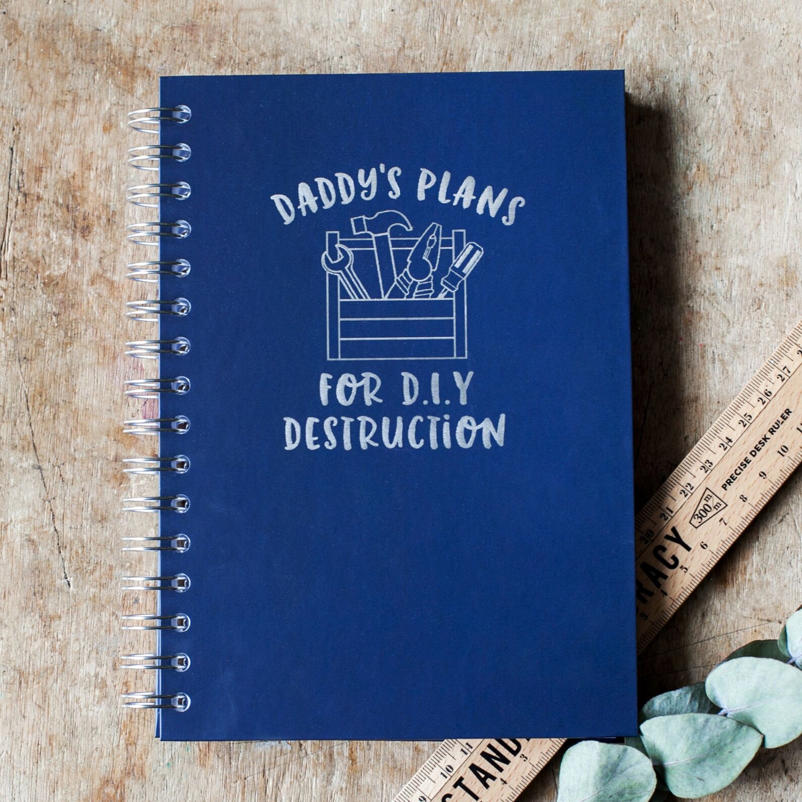 Fathers Day Journal Gift Personalised Notebook for Dad DIY | Etsy