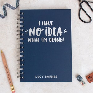 Custom Name Notebook, Back to School, Notebook for School, Student ...