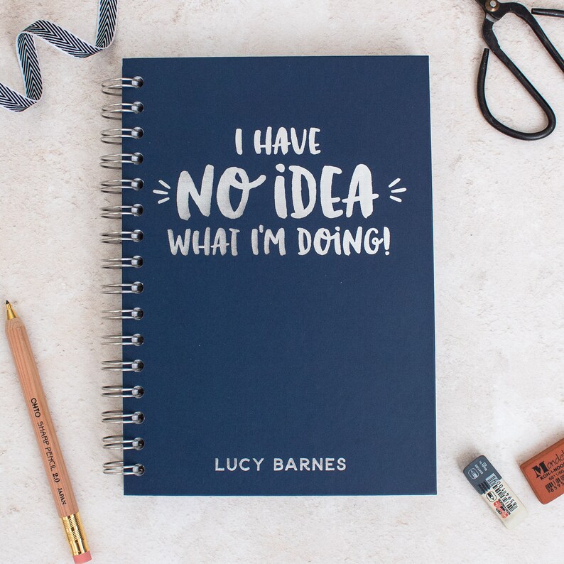 Custom Name Notebook Back to School Notebook for School - Etsy