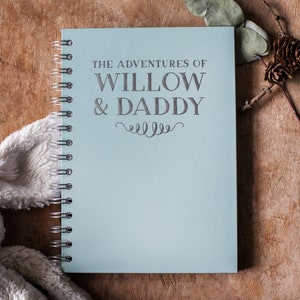 Fathers Day Journal Gift, Adventures With Daddy, Personalised Notebook ...