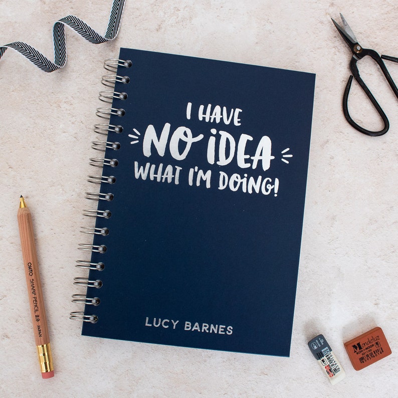 Custom Name Notebook Back to School Notebook for School | Etsy