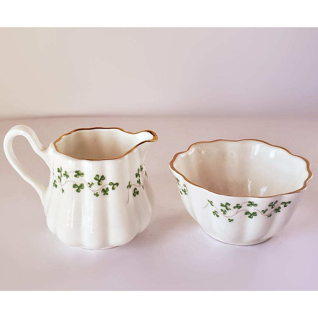 Vintage Irish Bone China Sugar and Creamer by Royal Tara - Etsy