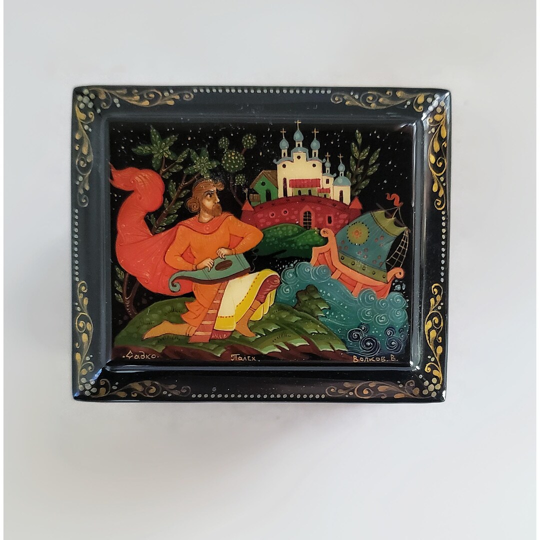 Brilliant Fairy Tale Russian Lacquer Box - Etsy