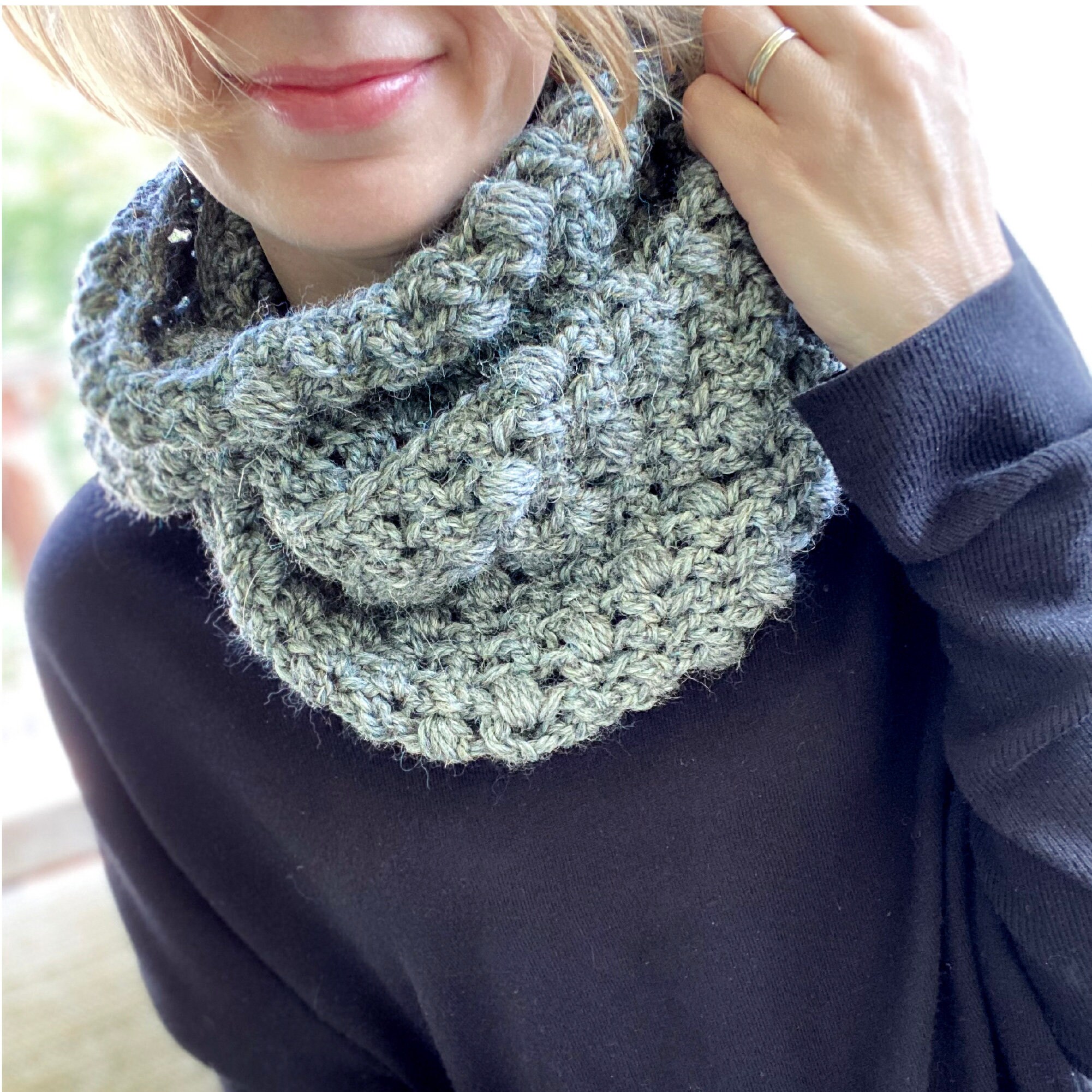 Crochet Pattern: Jiffy Pop Easy Crochet Cowl - Etsy