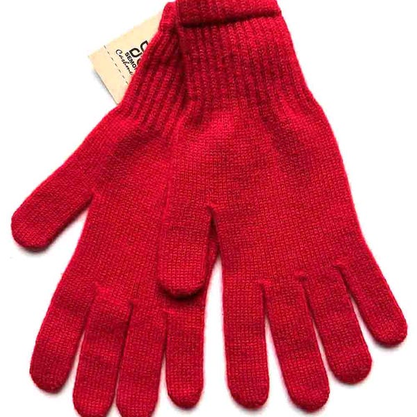 Red Winter Gloves - Etsy