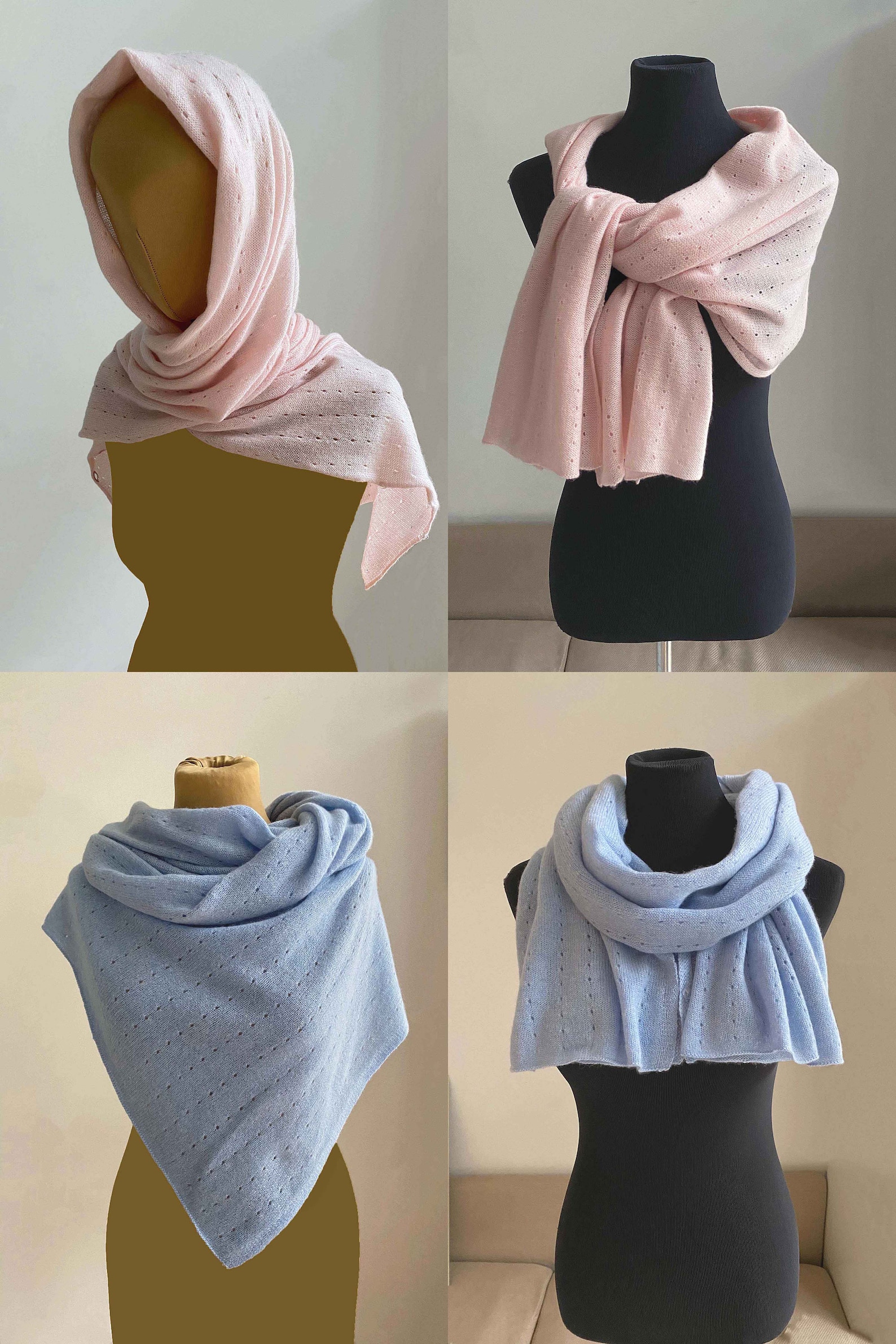Cashmere Sweater Poncho, Pashmina Wedding Bridesmaid Shawl, Crochet ...