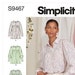 Simplicity Sewing Pattern Misses' Tops S9467 9467 Multiple Sleeve ...