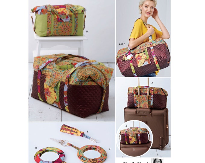 Simplicity Sewing Pattern Luggage Bags, Key Ring, and Tassel S8710 ...