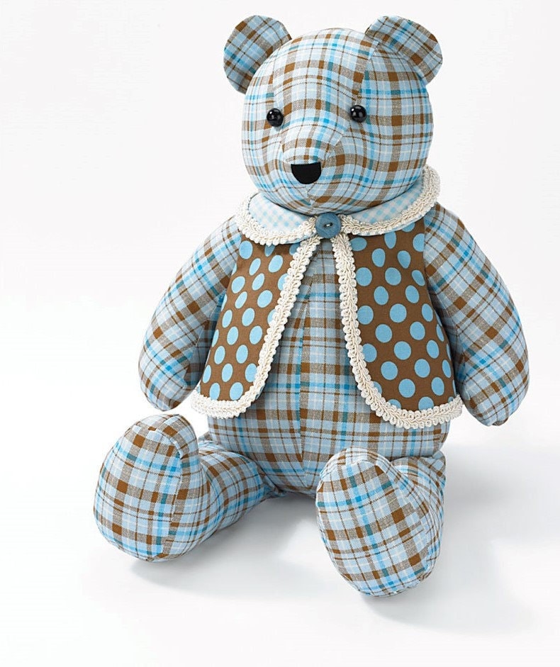 Simplicity Bear Stuffed Animals C5461, Full Uncut FF Memory Simplicity Bear Stuffed Animals C5461, Full Uncut FF Memory