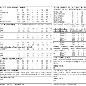 Simplicity 6456 New Look Sewing Pattern Misses' Easy Wrap Skirts in ...