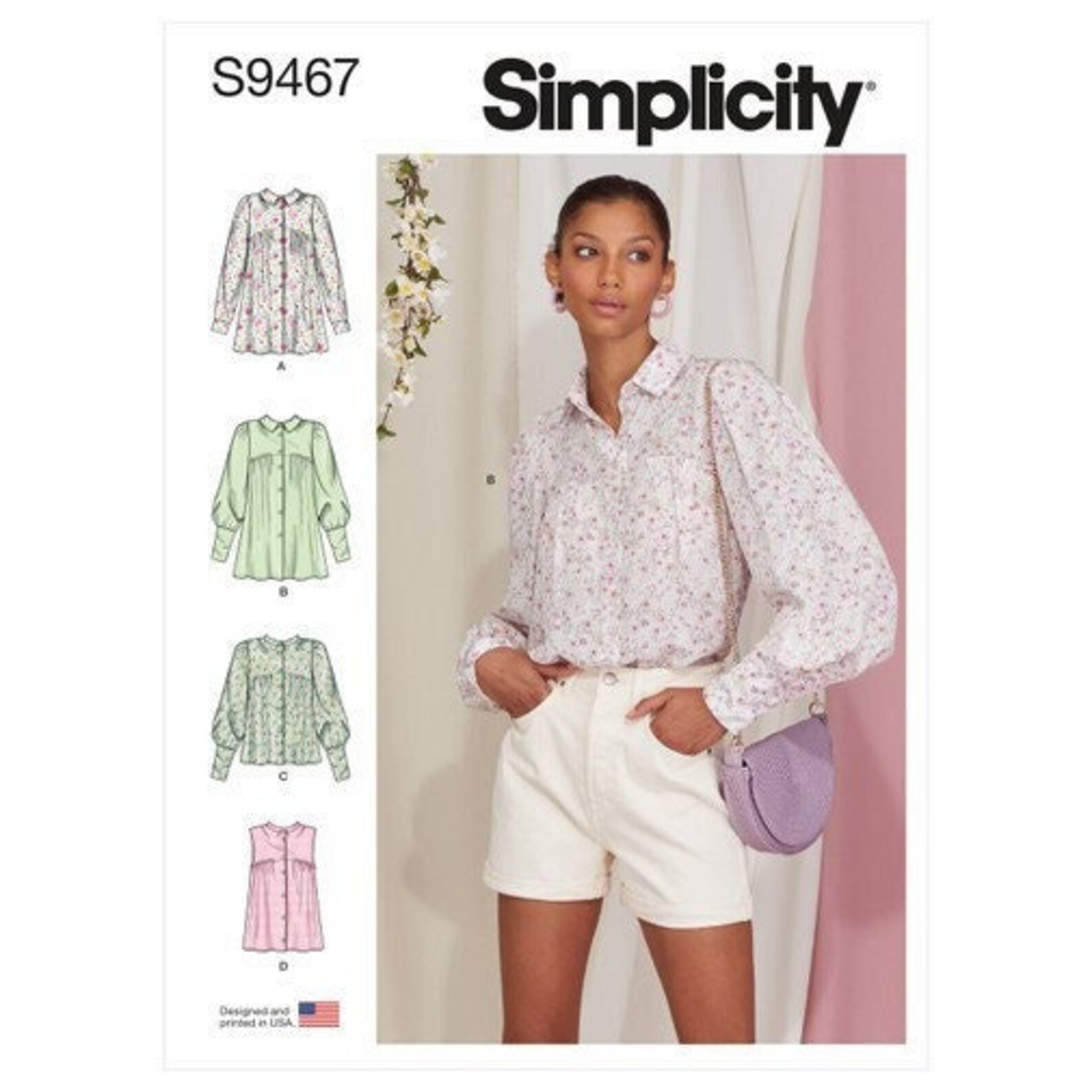 Simplicity Sewing Pattern Misses' Tops S9467 9467 Multiple Sleeve ...