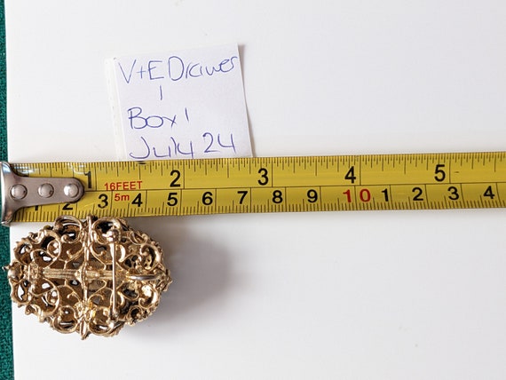 Vintage Arcansas Elizabeth Reimer Faux Pearl Brooch A… - Gem