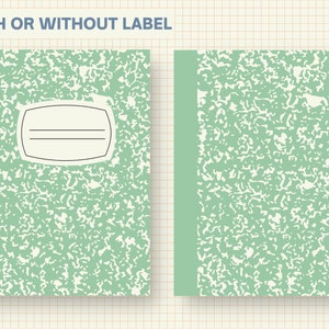 10 Digital Notebook Covers | Pastel Colors | A4, US, and Goodnotes ...