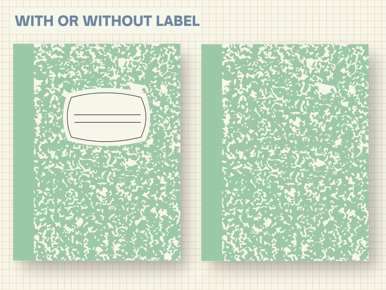 10 Digital Notebook Covers | Pastel Colors | A4, US, and Goodnotes ...