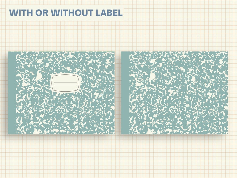 Pastel Composition Digital Notebook Covers for Goodnotes (PDF) - Etsy