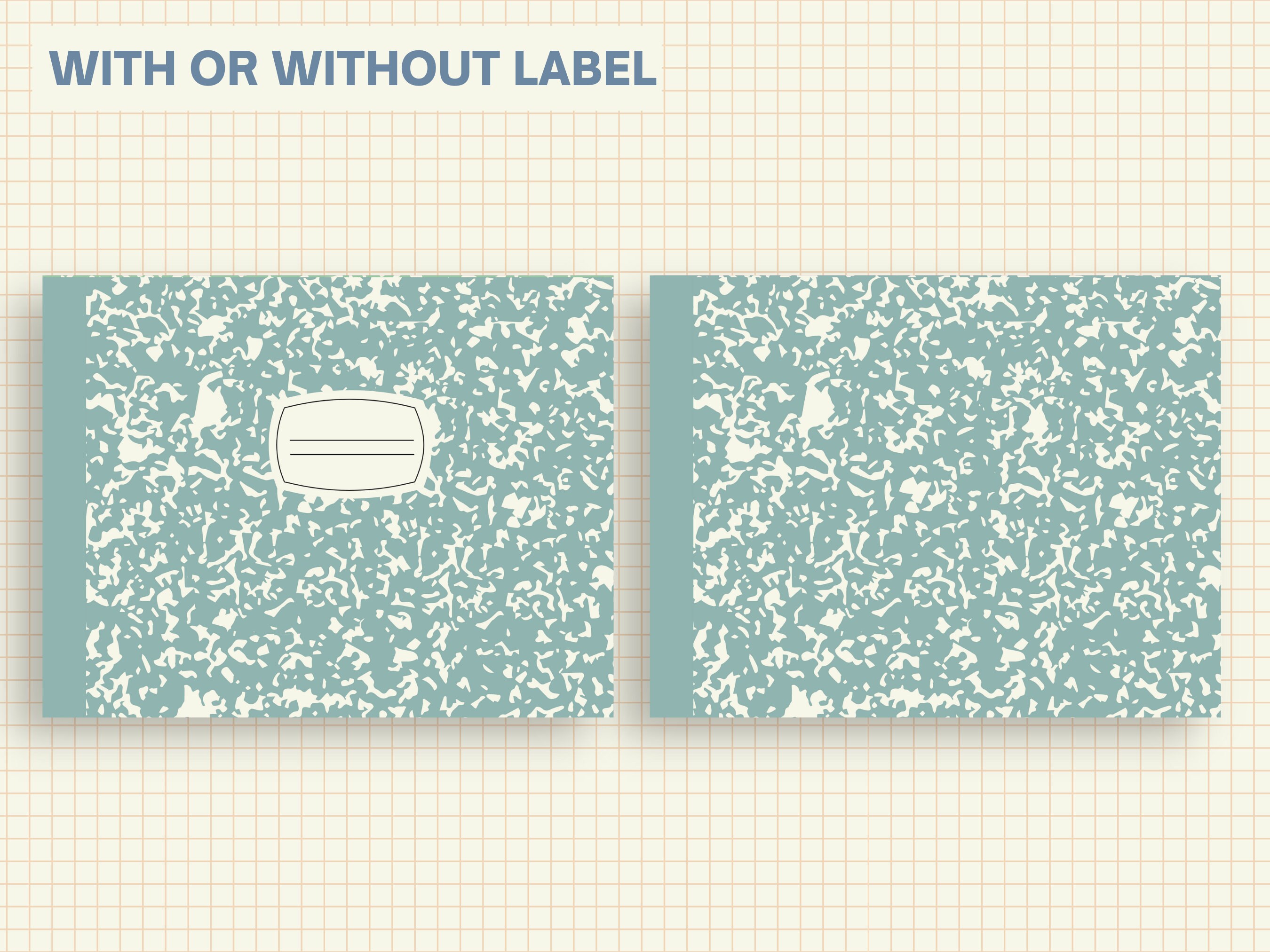 Pastel Composition Digital Notebook Covers for Goodnotes (PDF) - Etsy