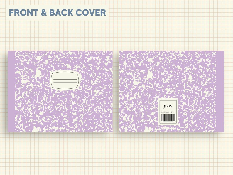 Pastel Composition Digital Notebook Covers for Goodnotes (PDF) - Etsy