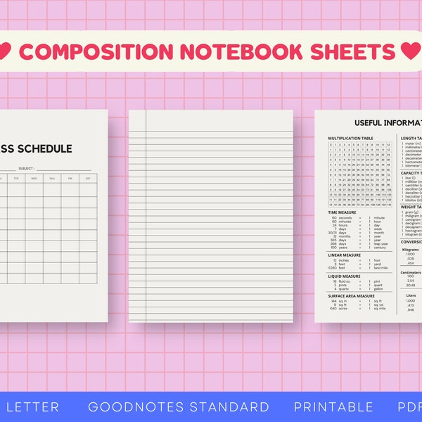Composition Notebook - Etsy