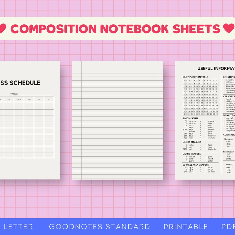 Composition Notebook - Etsy