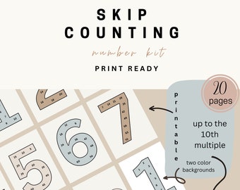 Skip Counting Kit - Etsy