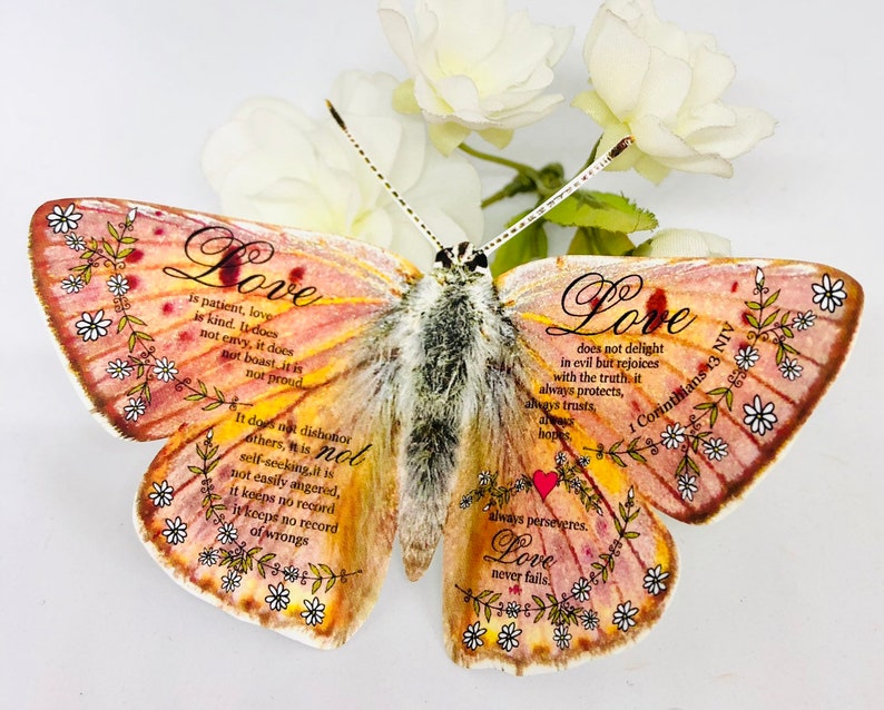 5 X Christian Gift Butterflies / Christian Bible Journaling - Etsy