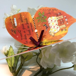 Christian Gift Handmade Bible Verse 3D Butterfly Psalm 23 V - Etsy UK