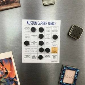 Museum Career Bingo Magnet - Etsy