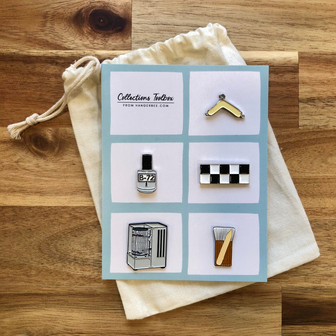 Museum Collections Toolbox Enamel Lapel Pin Set - Etsy