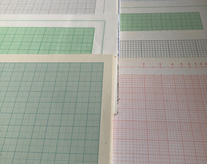 A4 Euphoria! A Vintage Graph Paper Variety Pack - Etsy