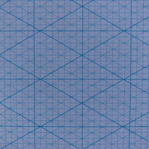Vintage Isometric Graph Paper, 100% Rag, Alva-line Code 6855ISO-1 - Etsy
