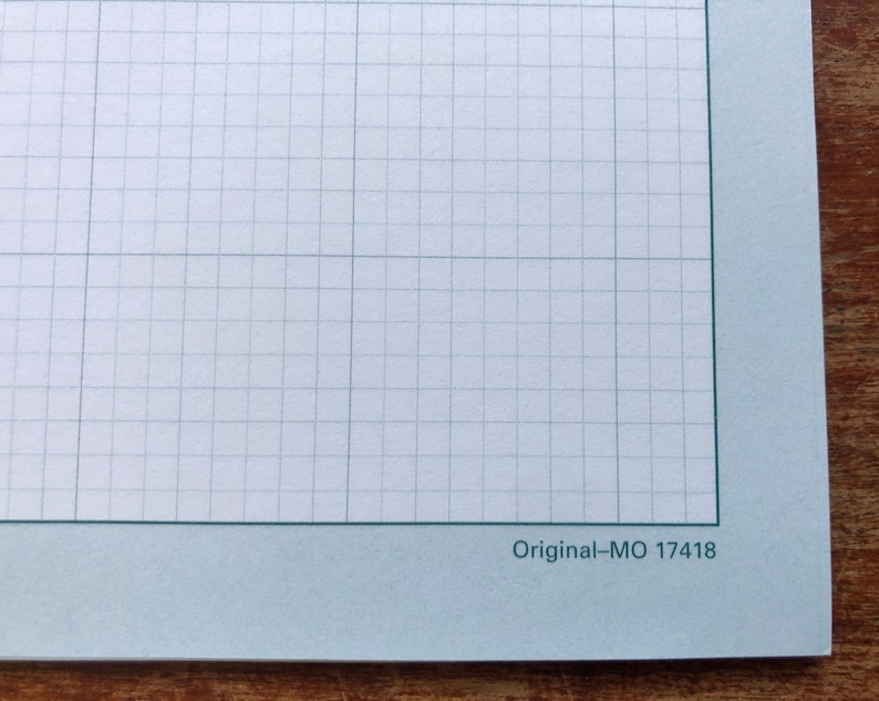 Square Grid Cross Section Graph Paper, Franklin Covey, Vintage Paper - Etsy