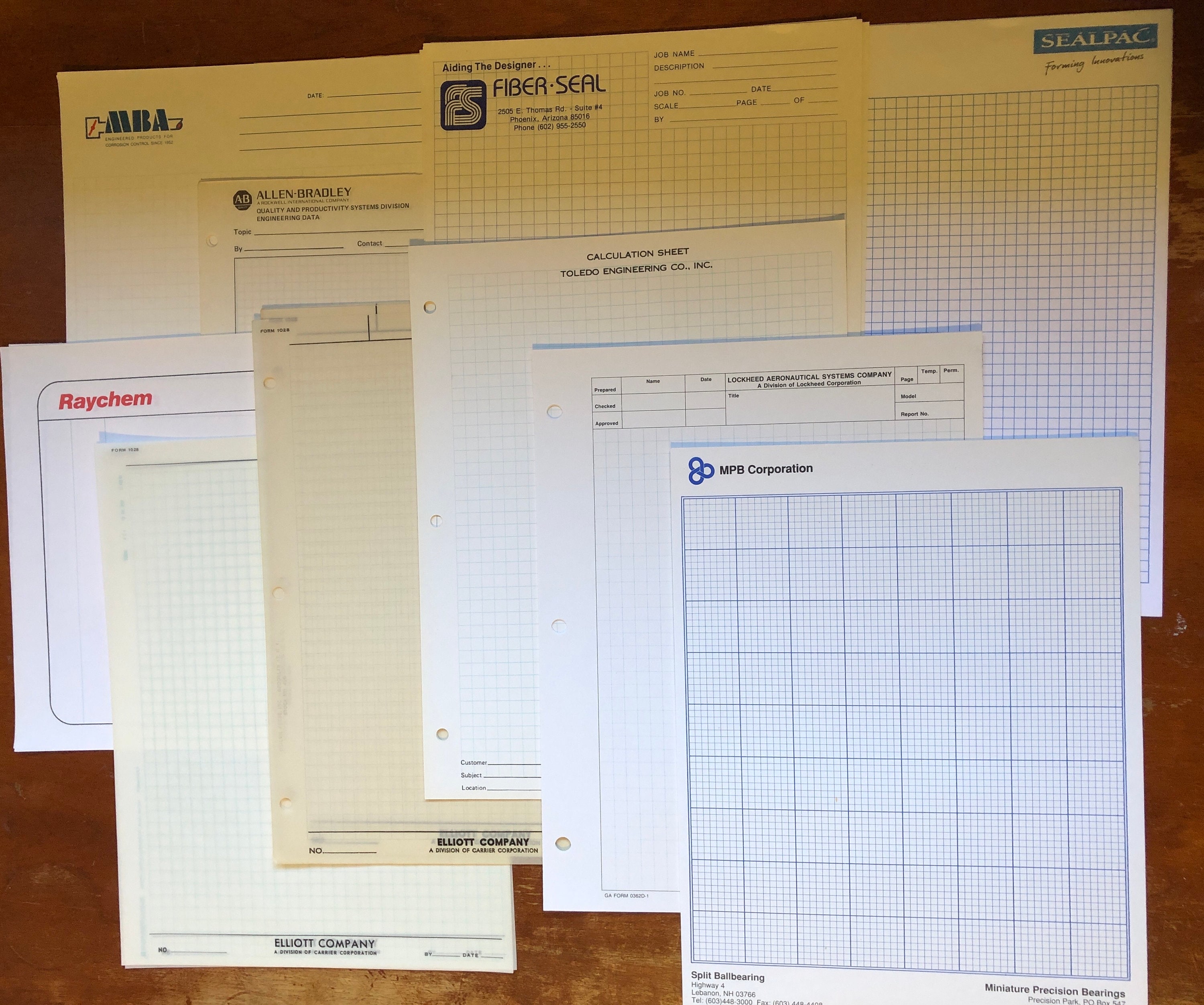 Vintage Company Letterhead Graph Paper: Ephemera Pack for Journals - Etsy
