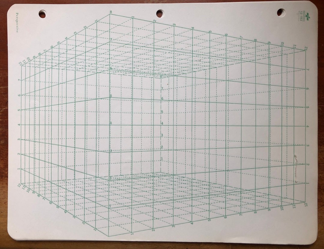 Perspective Graph Paper, National Brand 12-192 - Etsy