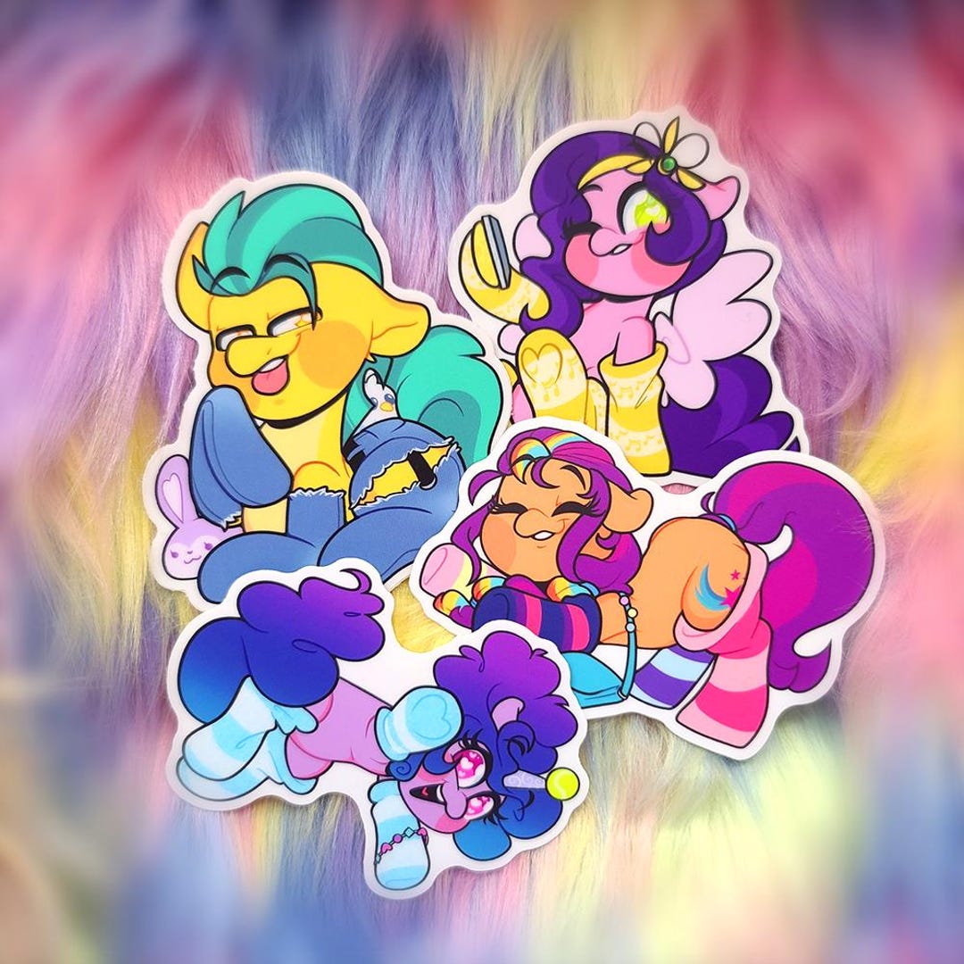My Little Pony Gen5 Socks 3 Stickers Set - Etsy
